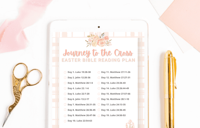 Free Easter Bible Reading Plan: Journey to the Cross
