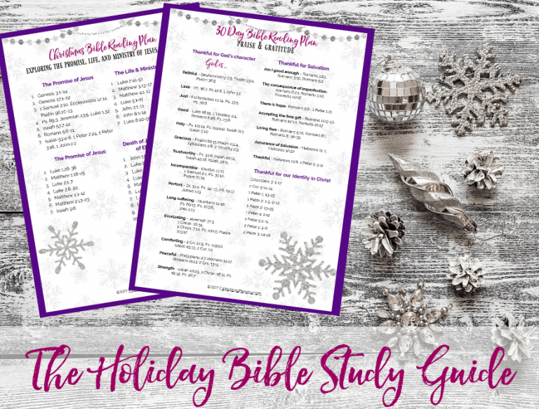 Simple Holiday Bible Study Ideas When You’re Short on Time
