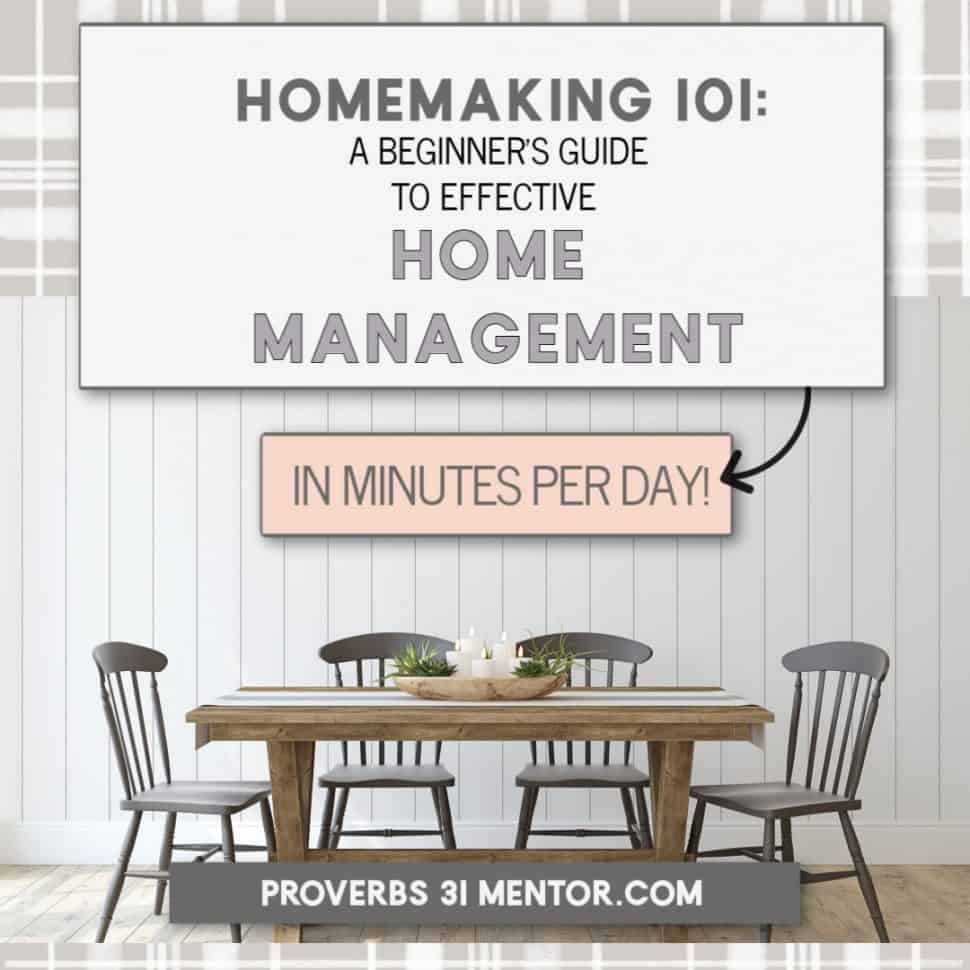 Homemaking 101: A Beginner's Guide to Home Management