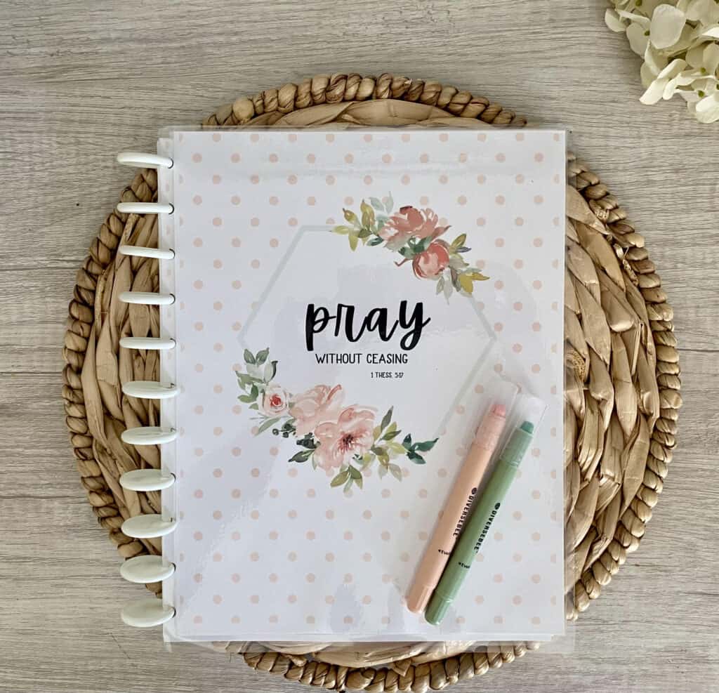 Free Prayer Journal Template and War Room Binder Printable