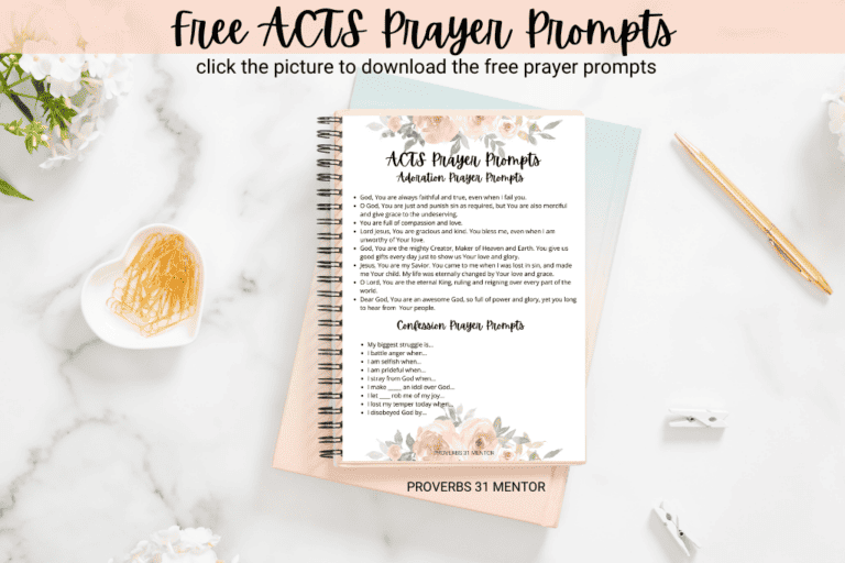 Free ACTS Prayer Model: How to Pray with A.C.T.S