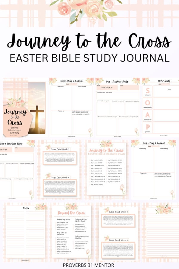 Journey to the Cross: Easter Bible Study Journal